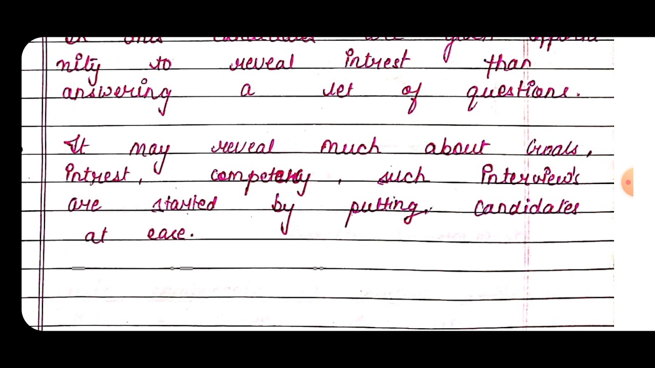 HUMAN RESOURCE MANAGEMENT|TYPES OF INTERVIEW |CHAPTER-4|PART-43 ...