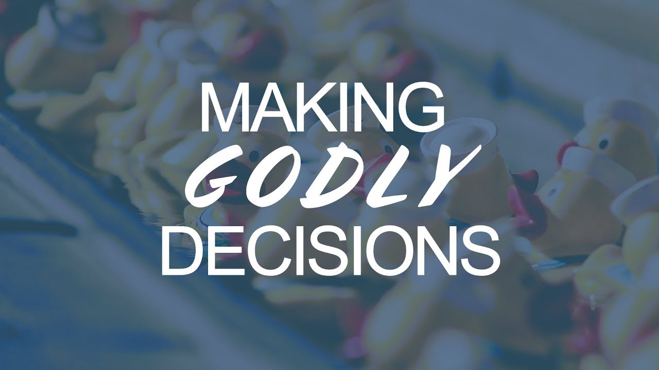 "Make Godly Decisions" Pastor James R. Haynes - YouTube