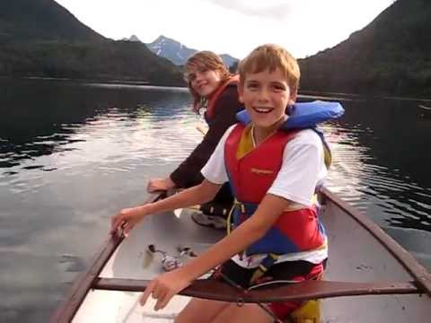 Daniel catches his first fish - YouTube