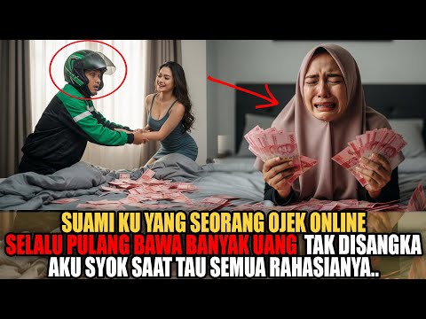 SUAMI KU TUKANG OJEK JADI SIMPANAN TANTE TANTE AKU CURIGA SAAT PULANG BAWA UANG BANYAK , TERNYATA