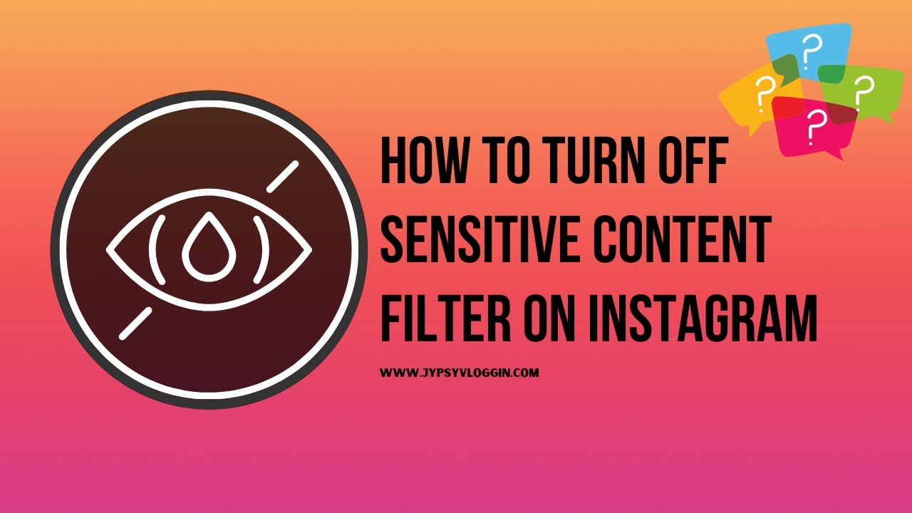 How to turn off sensitive content filter on Instagram - YouTube