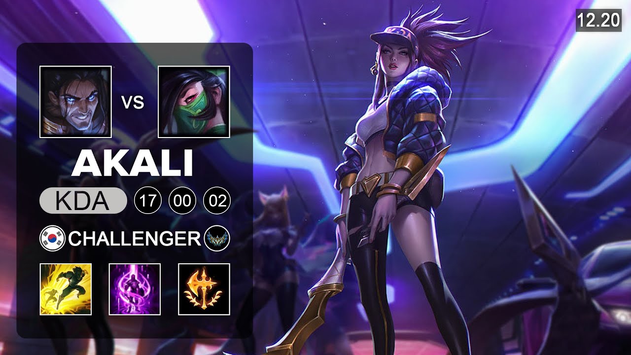 Akali vs Sylas Mid - KR Challenger - Patch 12.20 Season 12 - YouTube