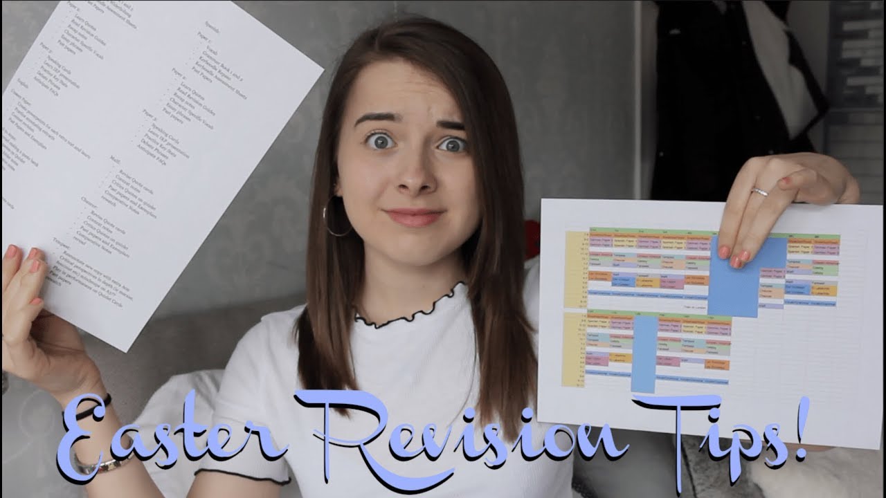 HOW TO PLAN YOUR REVISION OVER THE EASTER HOLIDAYS! | Top Tips and ...