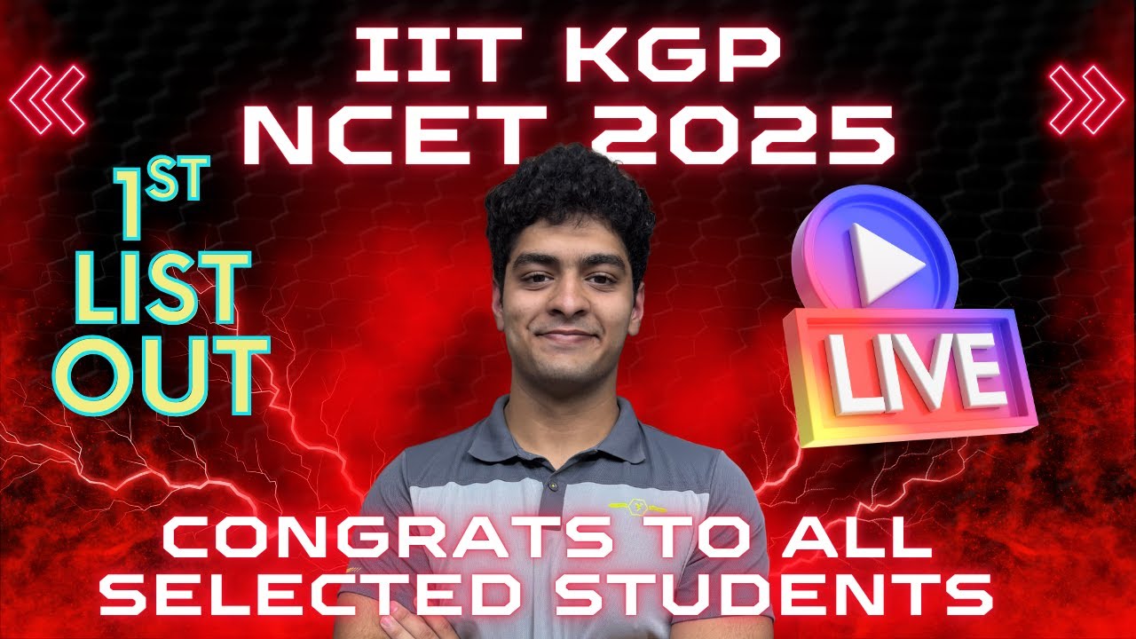 IIT KGP ki first list outttttt | Congratulations To all Selected ...