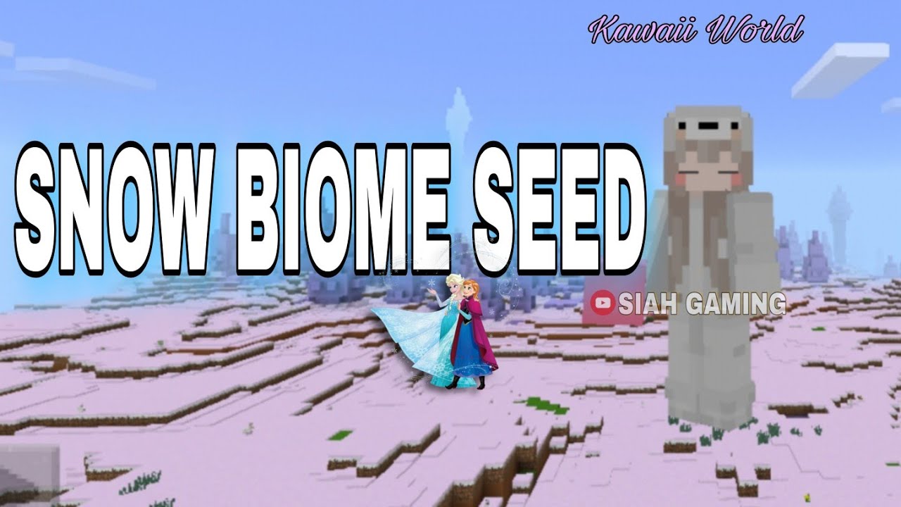 Snow Biome Seed -Part 3 | Kawaii World | minecraft - YouTube