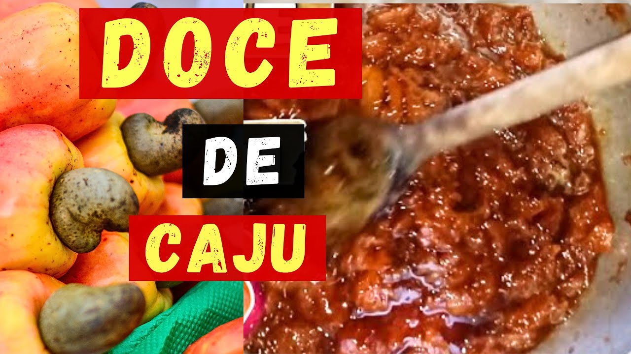 Como fazer doce de caju simples e fácil - YouTube