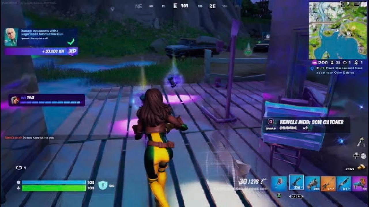 DAMAGE OPPONENTS WITH A SUPPESSED SMG - Fortnite - YouTube