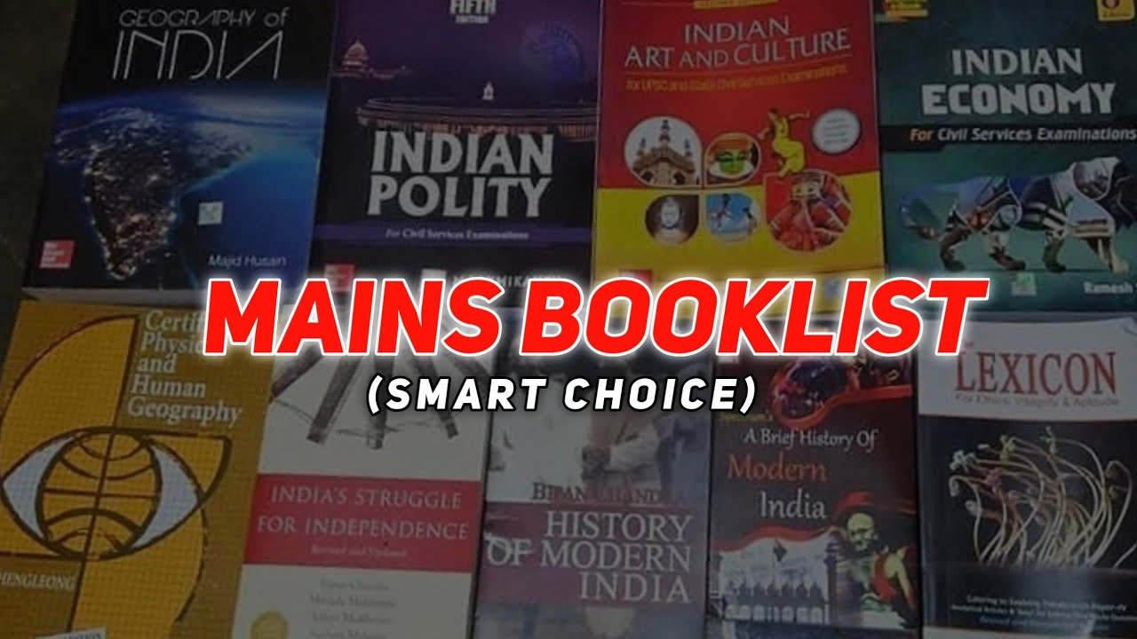 UPSC Mains Booklist🔥| UPSC Complete Booklist For 2022 | UPSC Booklist ...