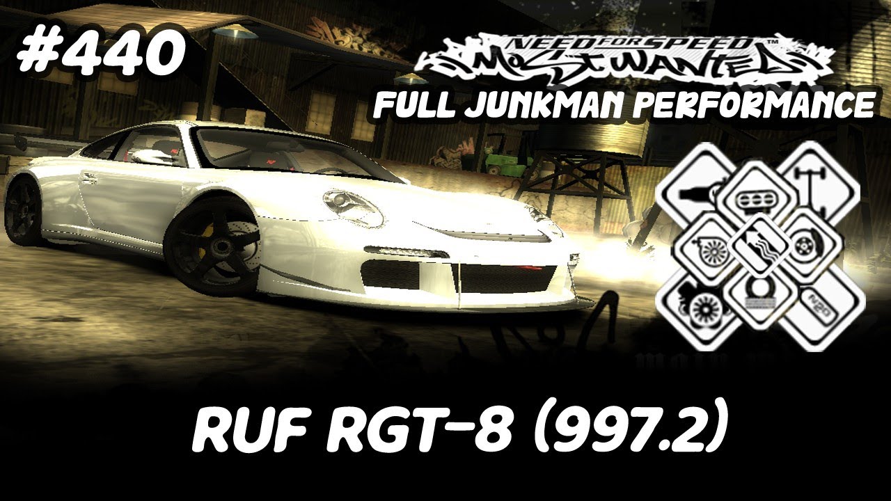 RUF RGT-8 (997.2) Walkthrough - NFS Most Wanted - YouTube