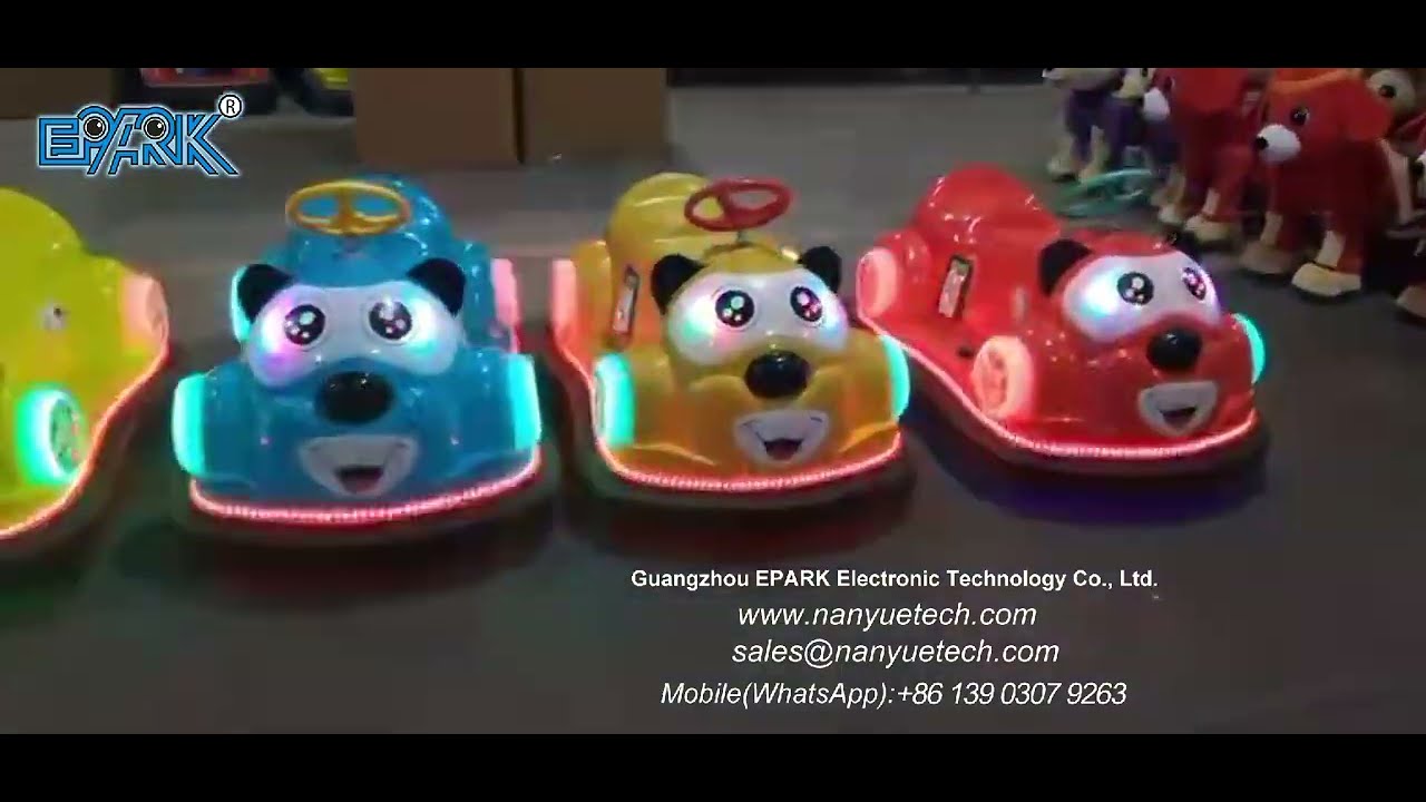 EPARK Cool Bear Bumper Car Amusement Park Kiddie Ride Fiberglass ...