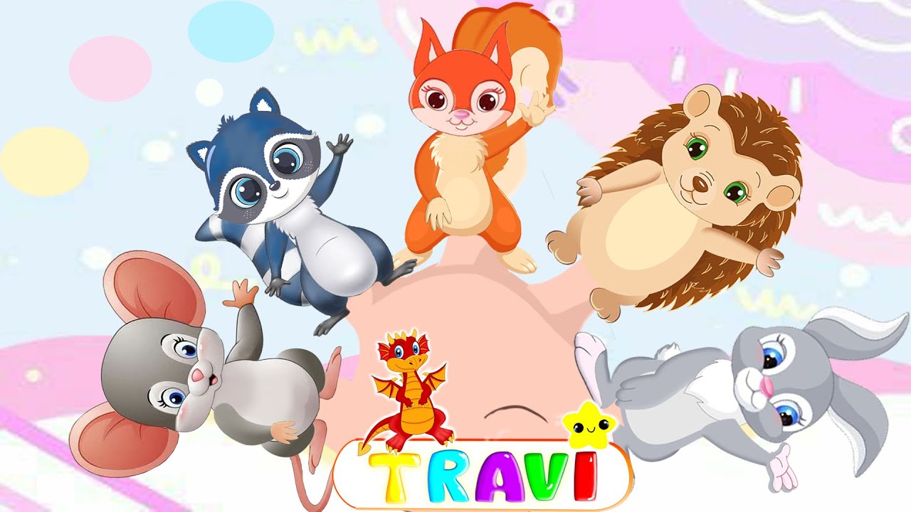 Conejo, Ratón, Mapache, Ardilla y Erizo! Familia Dedo! Cancion para ...