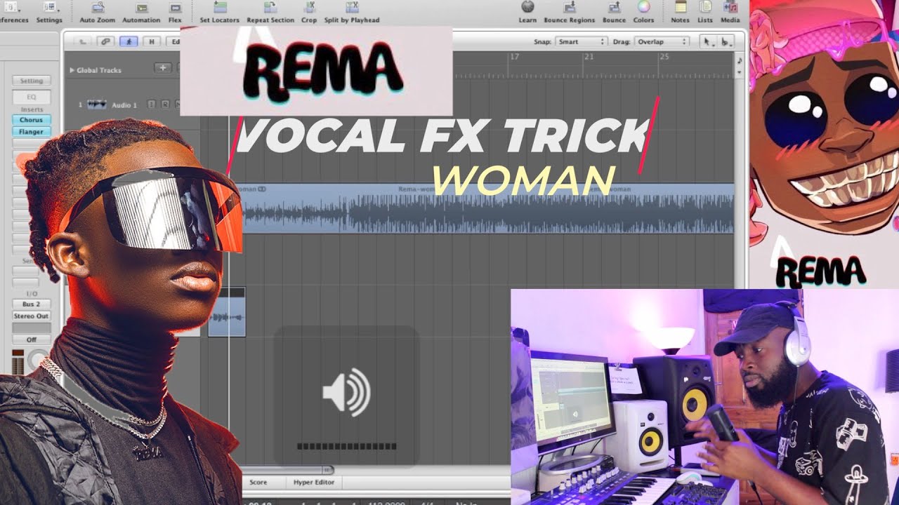 How to make the Vocal FX from Rema's WOMAN | HOW TO EFFECT VOCALS | HOW ...
