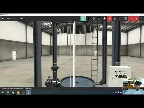 CONTROL DE NIVEL LABVIEW/ FACTORY IO - YouTube