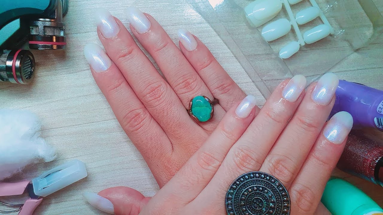 COLOCANDO UNHAS POSTIÇAS | 30MIN DE SONS RELAXANTES (APPLYING MY FAKE ...