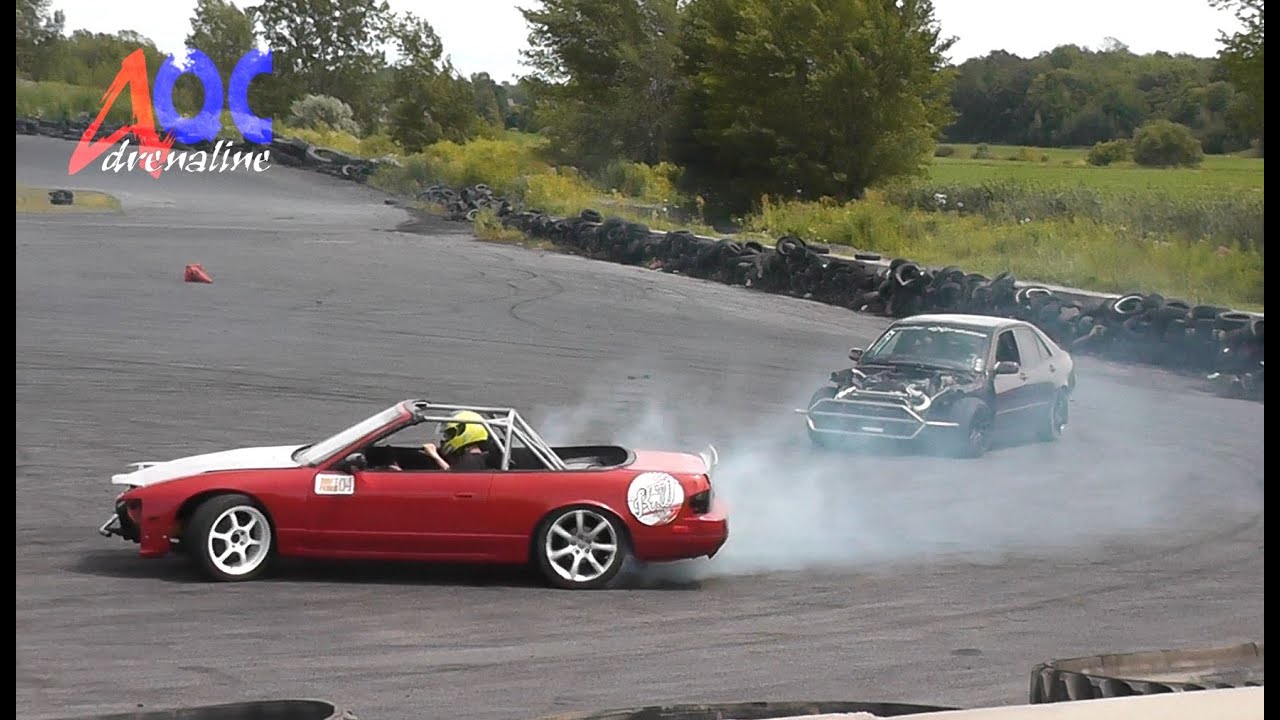 DRIFT Napierville Dragway 2015 AdrenalineQC - YouTube