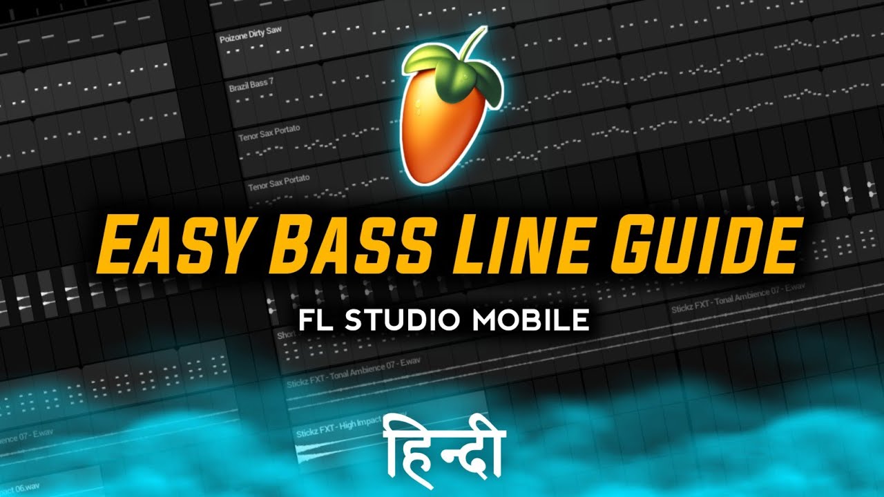 How To Make Bass Line In Fl Studio Mobile | Hindi - YouTube