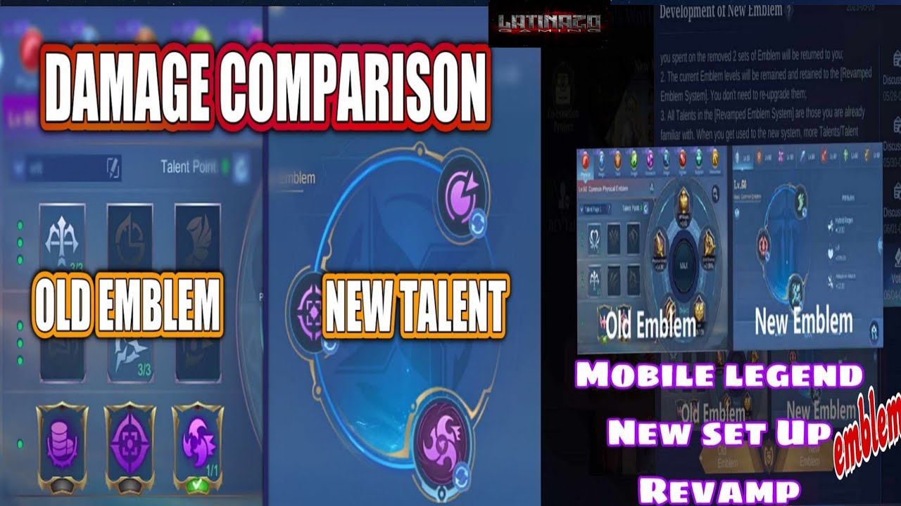 Mobile Legends:New Season /Revamped heroes and emblemsNew emblem system ...
