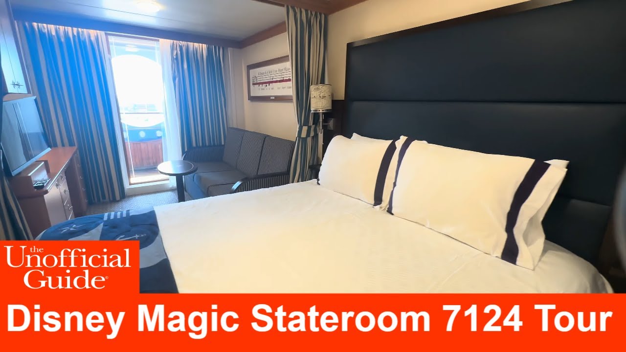 Disney Magic Stateroom Tour Category 7A – Deluxe Oceanview Stateroom ...
