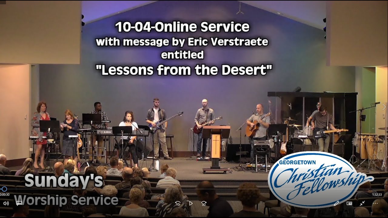 10-04-2020 GCF's Worship Service with Message by Eric Verstraete ...