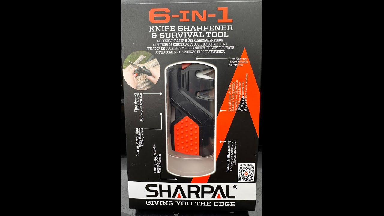 Sharpal 6-in-1 Knife Sharpener - YouTube