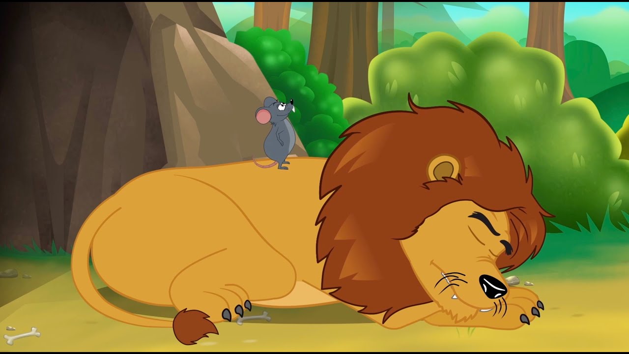 O Leão e o Rato + 6 Fabulas de Esopo | Desenho animado com Os ...