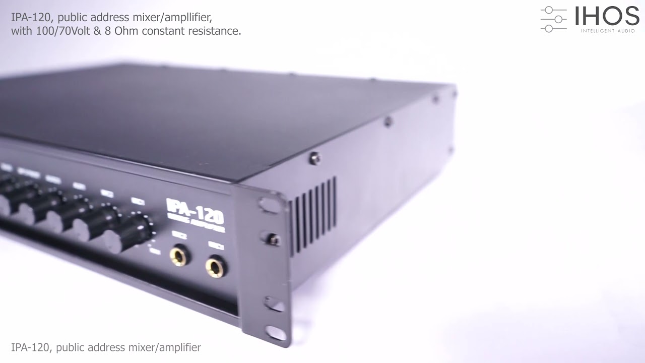 IPA 120 | Public Address Amplifier - YouTube