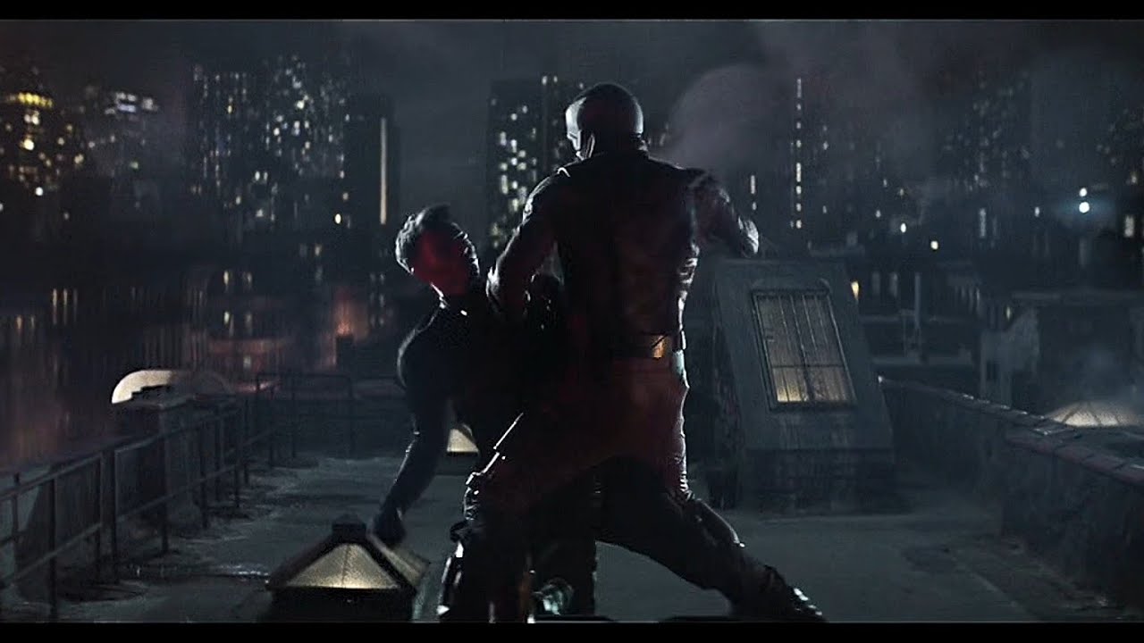 Daredevil Push Bullseye From Roof HD Scene - DAREDEVIL BORN AGAIN EP1 ...