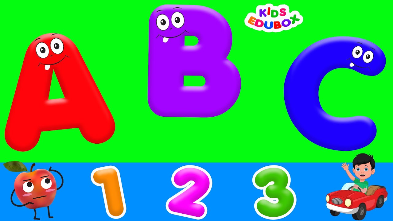 ABC and 123 Learning Videos Toddlers + Nursery Rhymes & Kids Songs+ ...