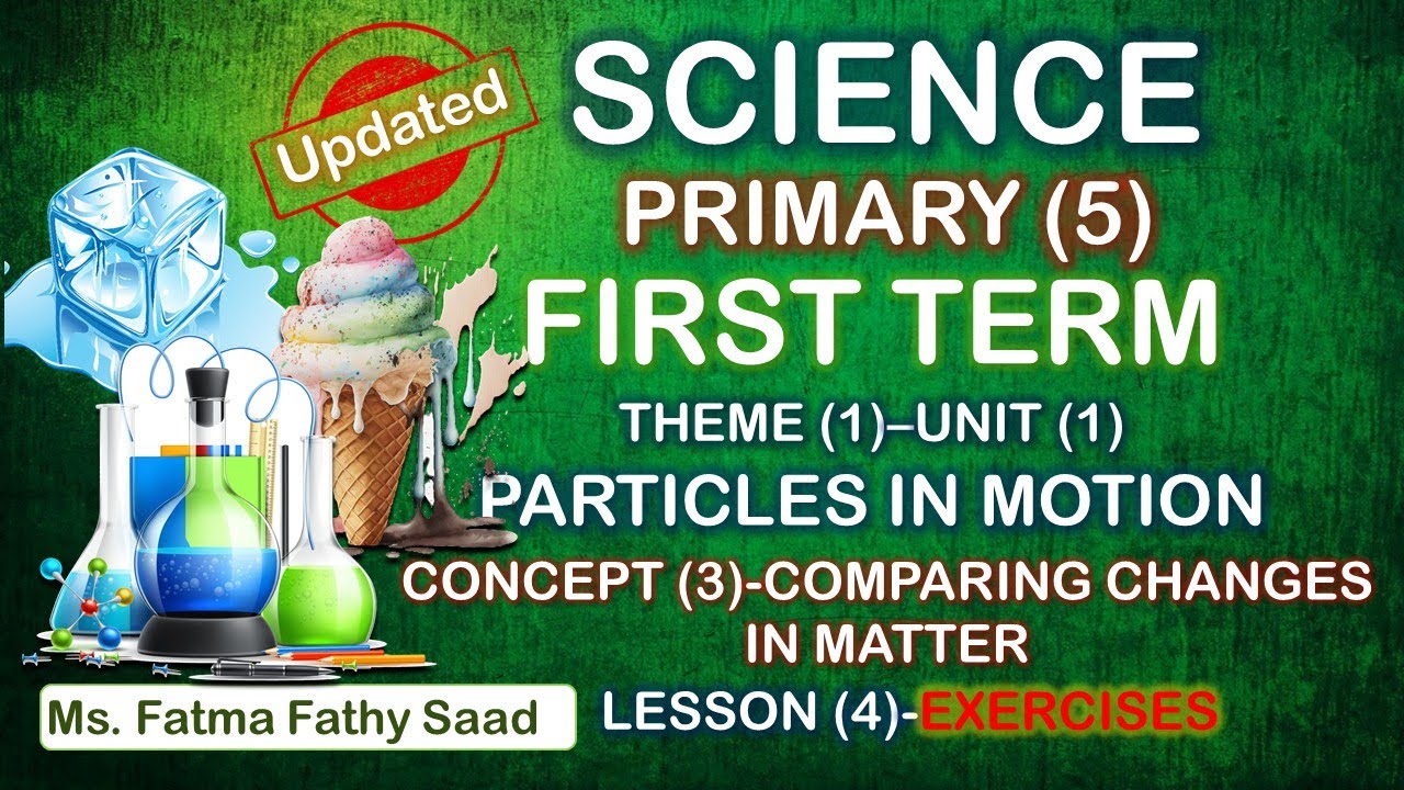 Science -Primary 5- first term- unit 2-Concept 3-Lesson 4-Exercises ...