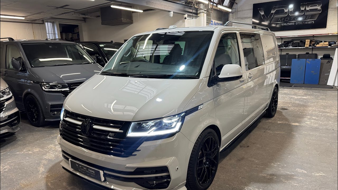 74reg VW Transporter T32 204ps DSG LWB Kombi Ascot Grey 👌 - YouTube