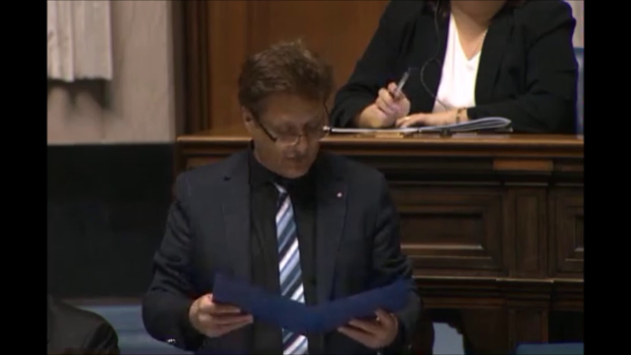 Ron Schuler recognizes Monsignor Michael Buyachok - YouTube