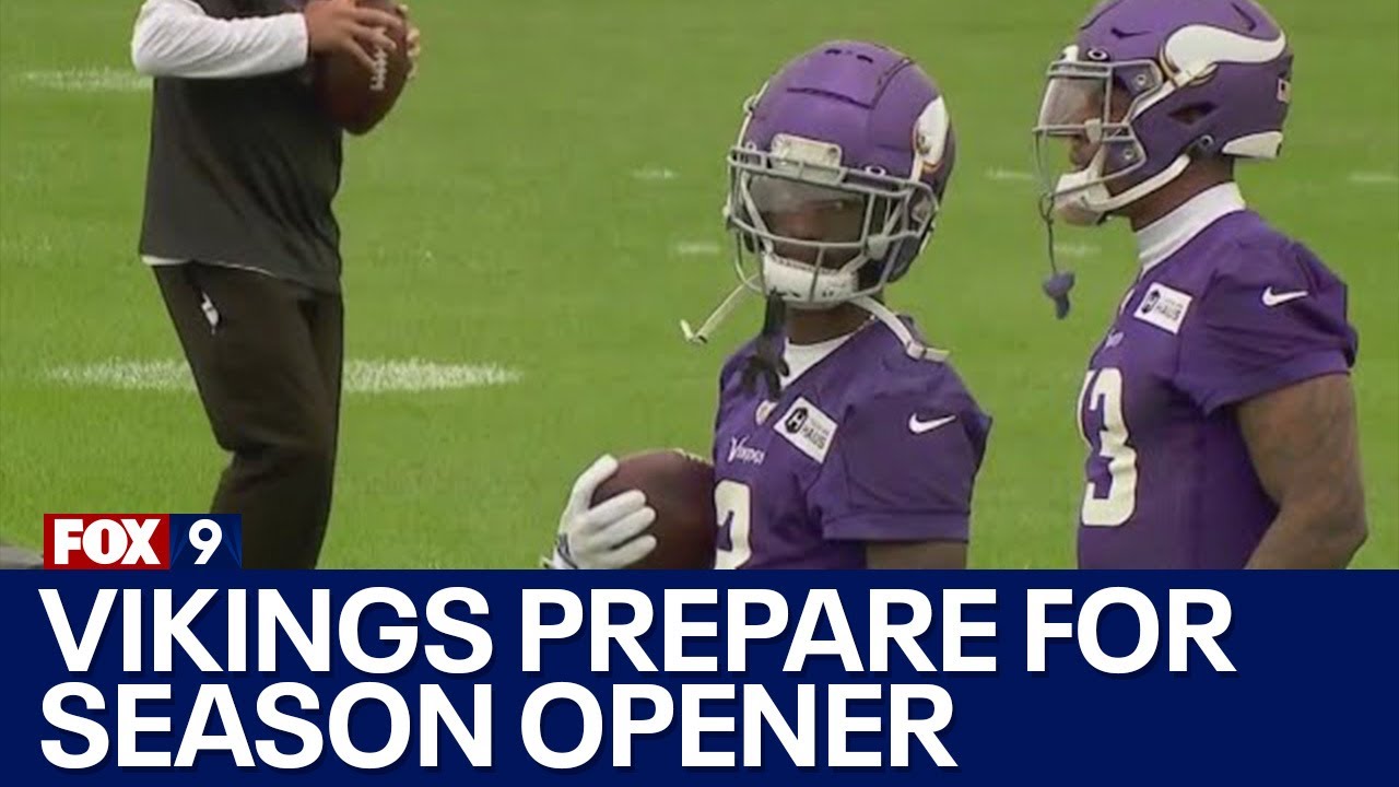 Vikings prepare for season opener I KMSP FOX 9 - YouTube