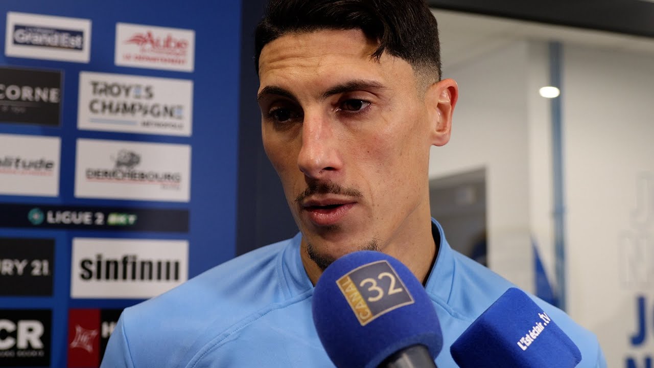 ESTAC 3-1 Grenoble : Réactions de Mehdi Tahrat et Renaud Ripart - YouTube