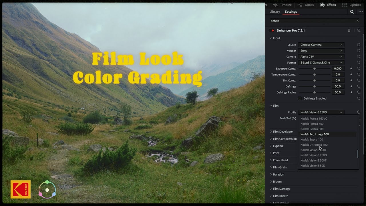 "Film Look" Color Grading | Mein Color grading Workflow - Dehancer ...