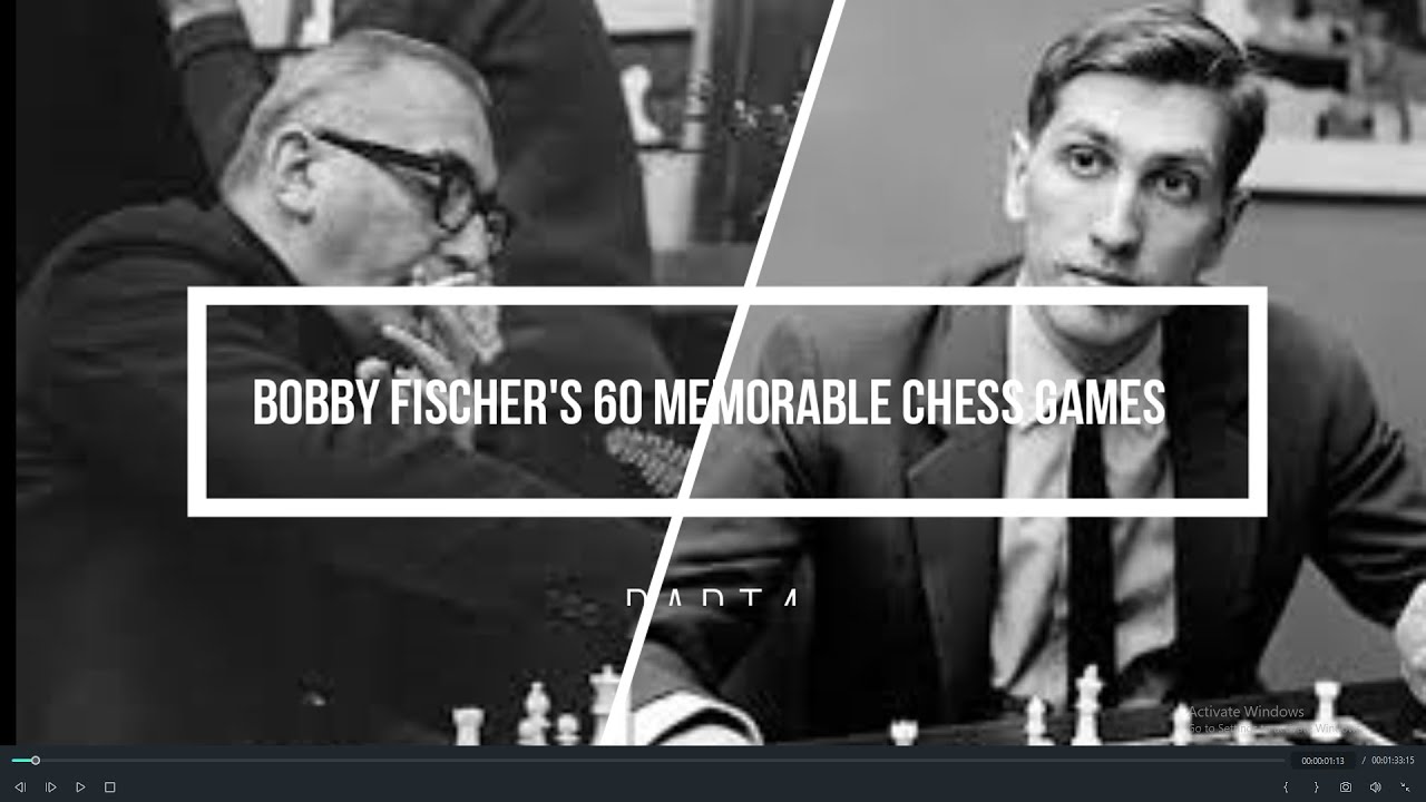 Bobby Fischer's 60 memorable chess games part 4 - YouTube