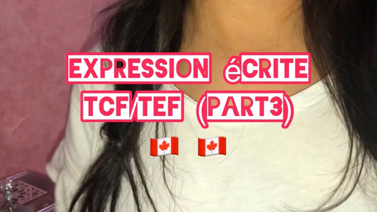 TCF/TEF (Canada/Québec) - Expression écrite (Part3) Niveau C1/C2 - YouTube
