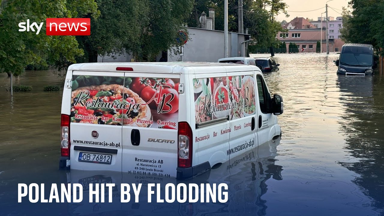 Europe floods: Sky News heads to Polish town hit by extensive flooding ...