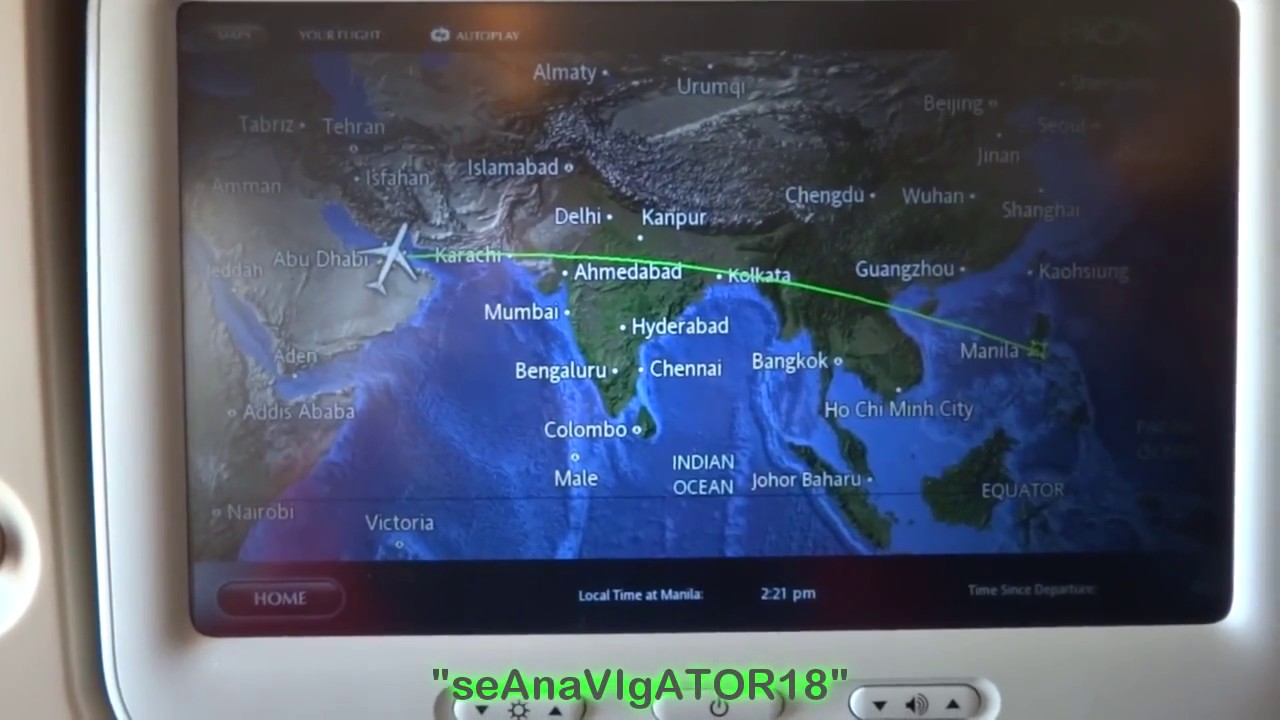 Etihad Airways EY-428 Abu Dhabi-Manila,Philippines INFLIGHT | OFW ...