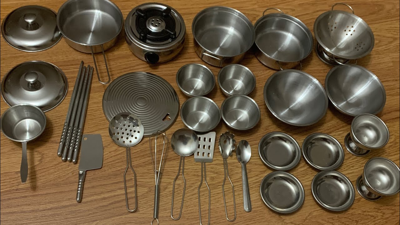 Unboxing Miniature Stainless Steel Utensils set |32 piece # ...