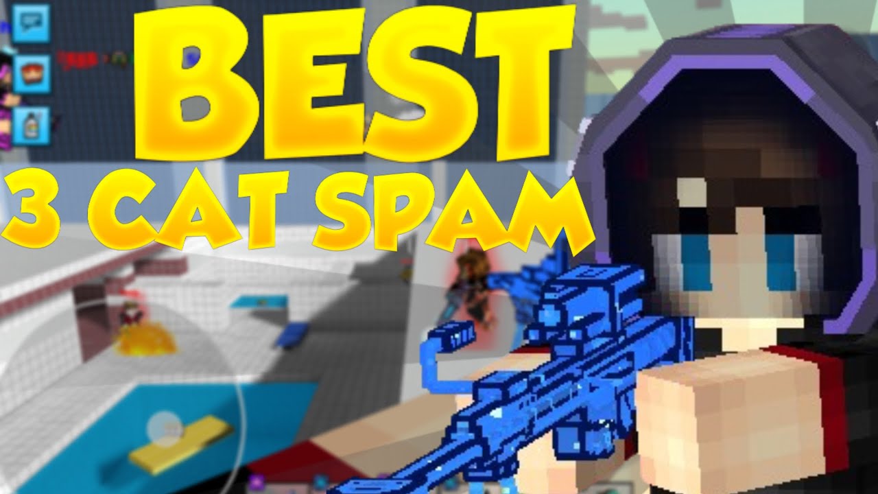 Top 5 BEST 3 CAT SPAM Snipers Pixel Gun 3D - YouTube