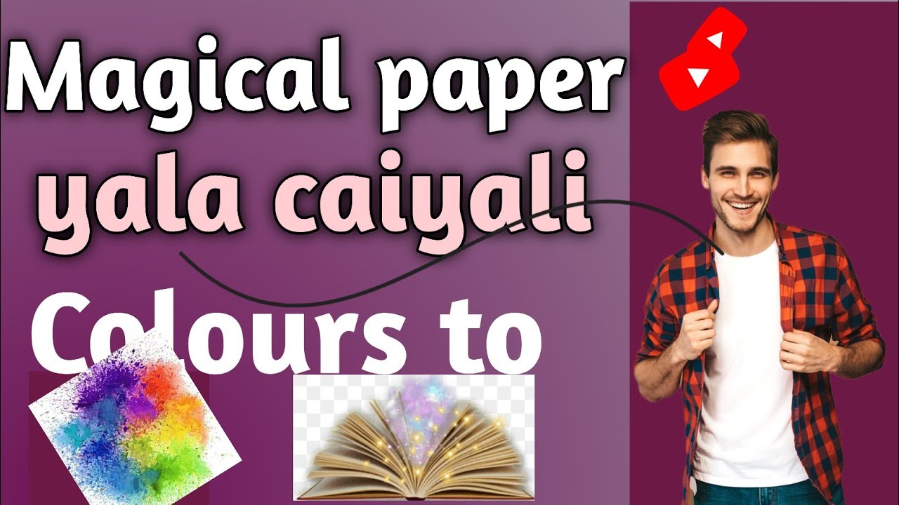 magical paper# how to create magical paper in colours - YouTube