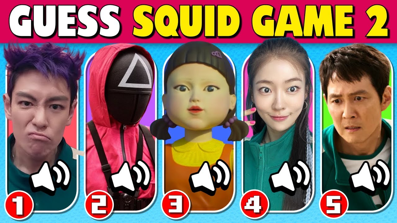 Guess Squid Game 2 Characters by Voice 🦑 | Squid Game Season 2 Quiz ...