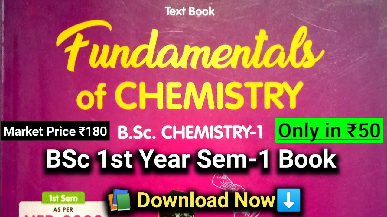 📚 Fundamentals of Chemistry BSc 1st Semester 📚 Fundamentals of ...
