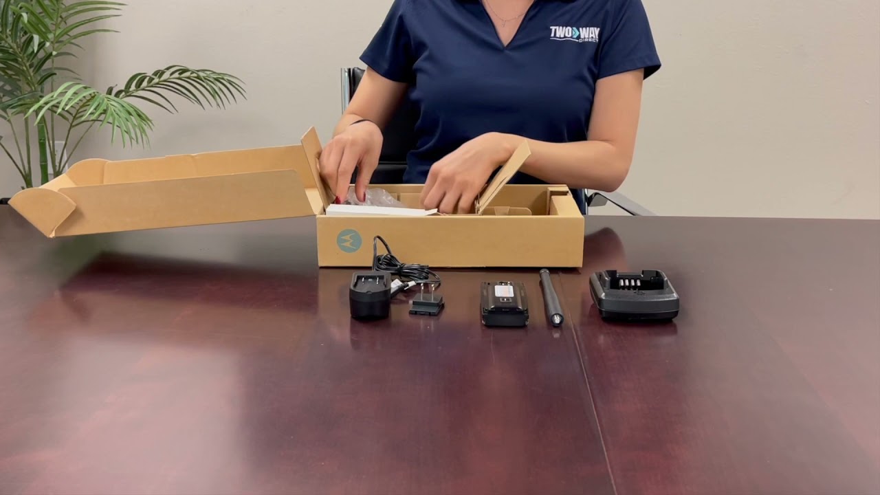 Unboxing the Motorola CP110 Two-Way Radio | Two Way Direct - YouTube