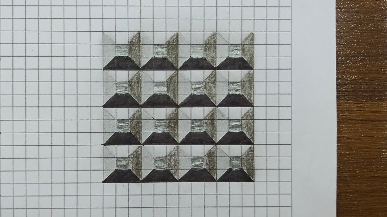 Trick art on paper - anamorphic illusion - HOW TO 3D DRAW (VERY EASY ...