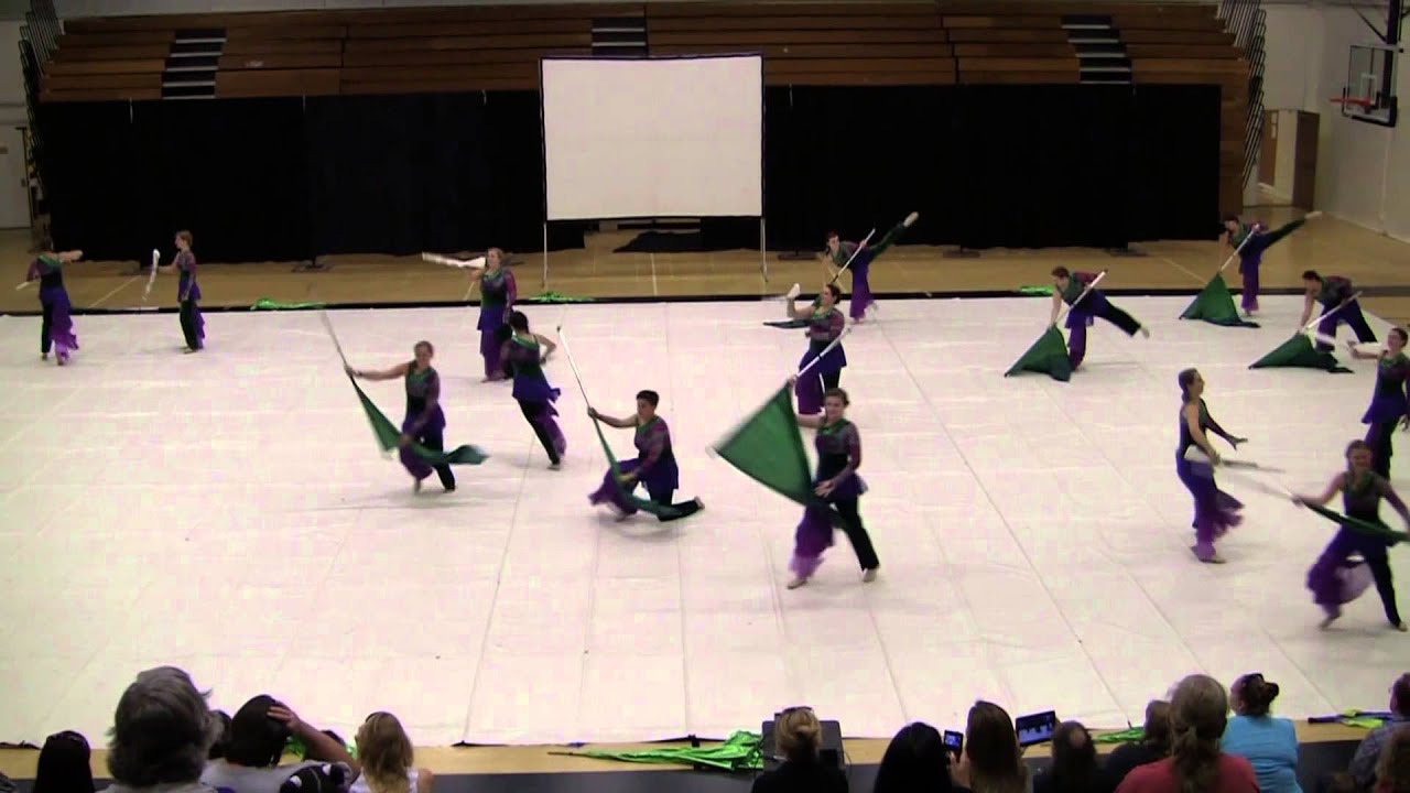 CHS Color Guard Spring Show - Winter Guard 2013 show - YouTube