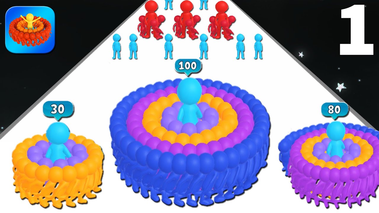 HUMAN SPINNER - Colorful stickmen Games Gameplay Part 1 - YouTube