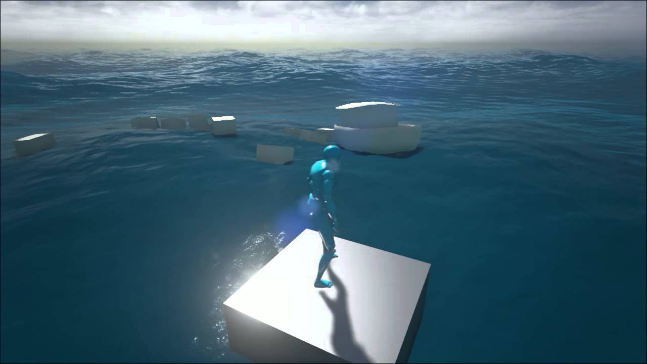 UE4 Material Driven Dynamic Physical Water Test - YouTube