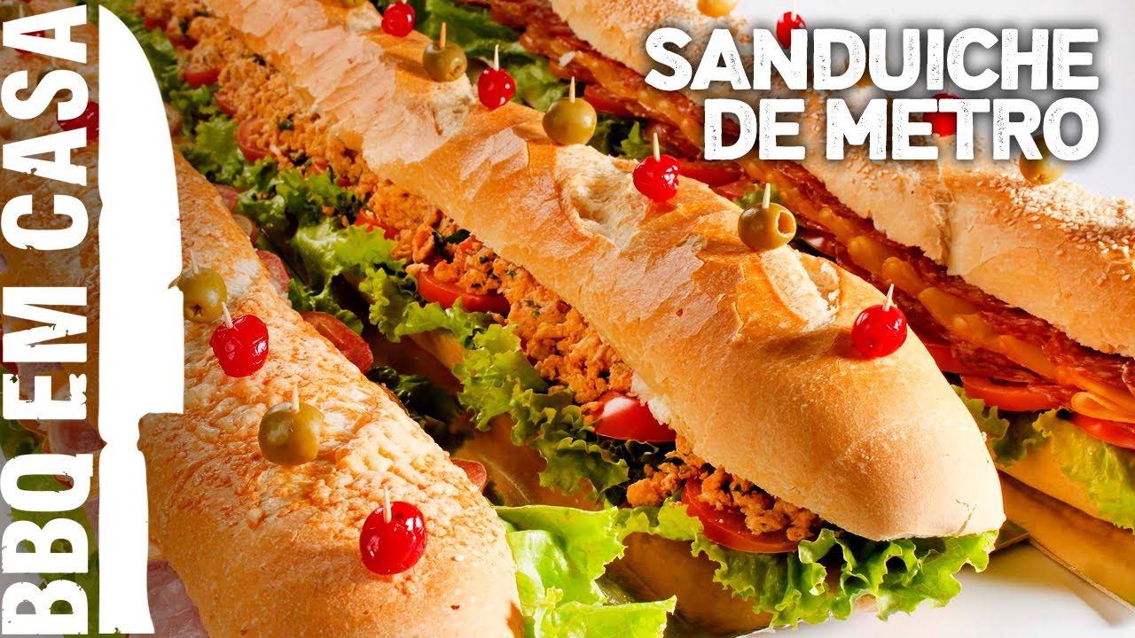 RECEITA DE SANDUICHE DE METRO - YouTube