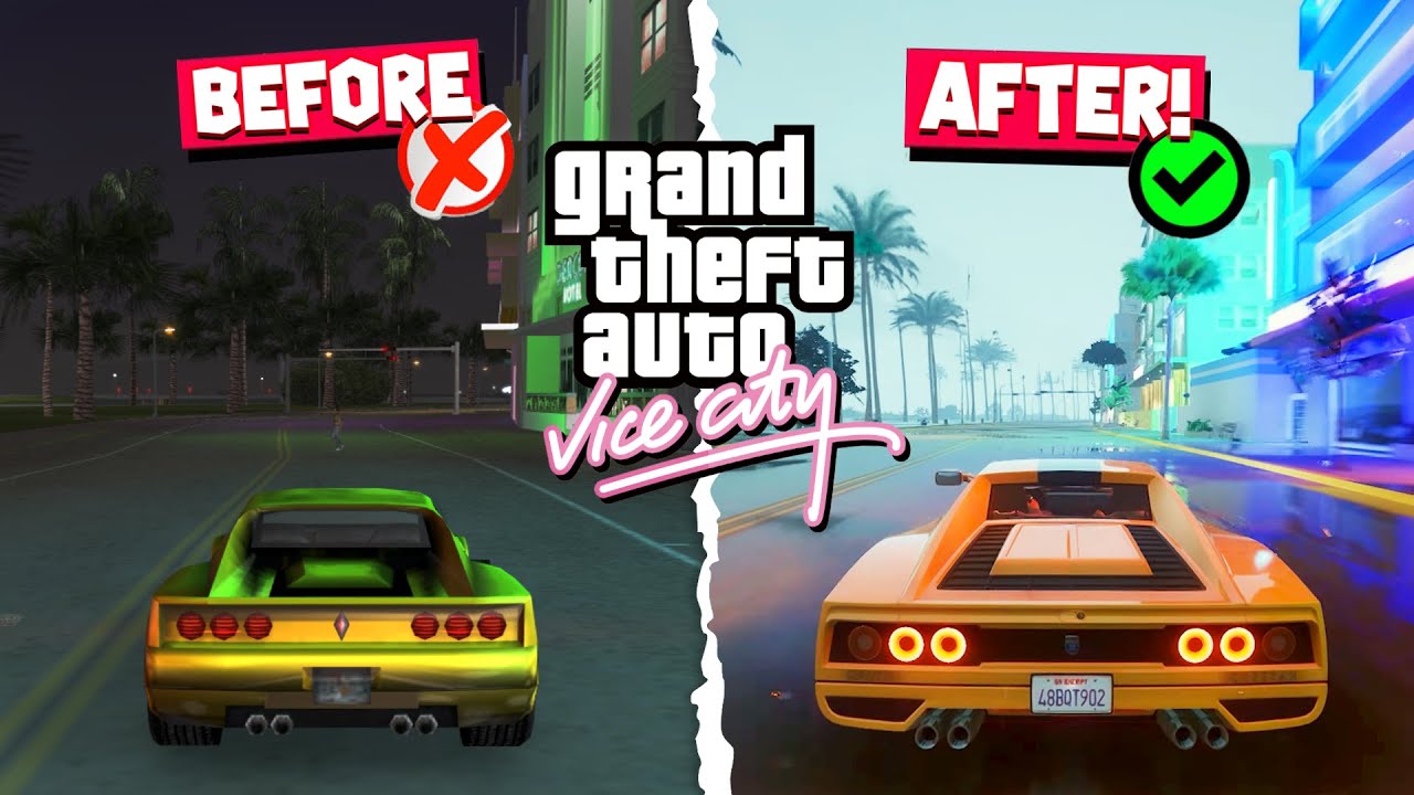 GTA Vice City 2024 Best *ENB GRAPHICS * Mod 😍 For Low End PC | 2 GB Ram ...
